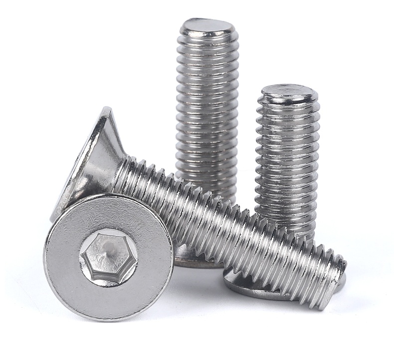 DIN 7991, ISO 10642 Stainless steel Hexagon Socket Countersunk Head Cap Screws