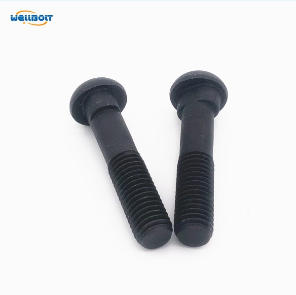 Round head oval neck bolts